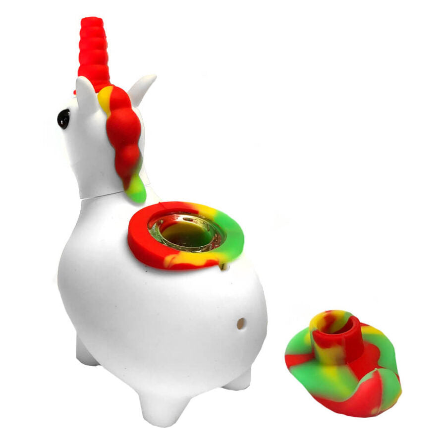 Black Sheep ''Rasta Unicorn'' White Pipe • Buy Now | Puff Puff Palace
