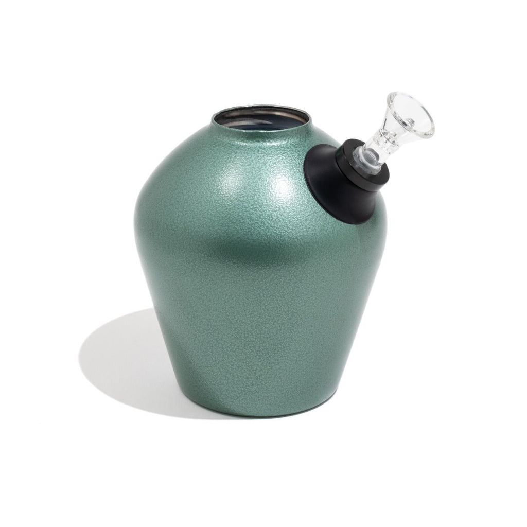 Chill Stainless Steel Bong - Green Armour • Buy Now | Puff Puff Palace