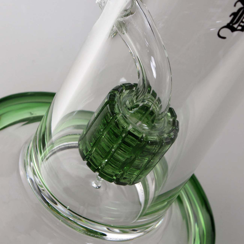 Black Leaf Blue Oil Bong/Dab Rig with Drum Percolator • Buy Now • Free ...